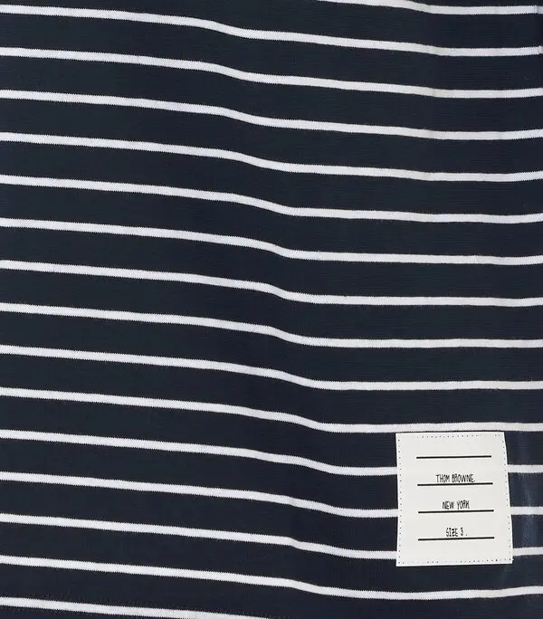 Thom Browne 4-bar Striped Polo Shirt