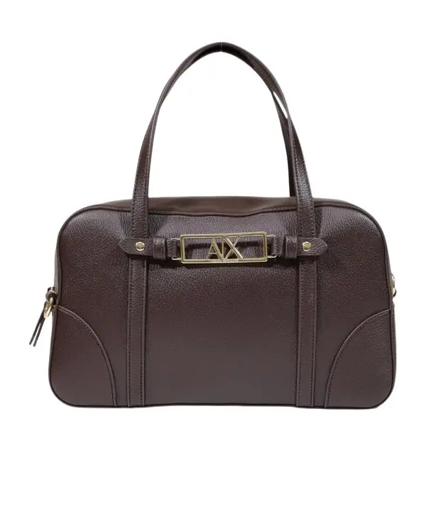 Armani Exchange Top Handle Bag With Structured Silhouette