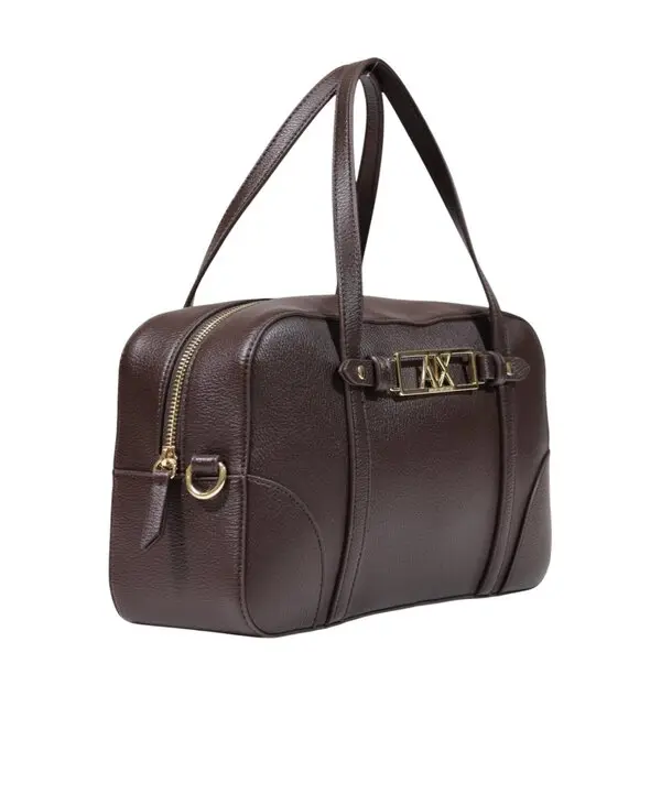 Armani Exchange Top Handle Bag With Structured Silhouette