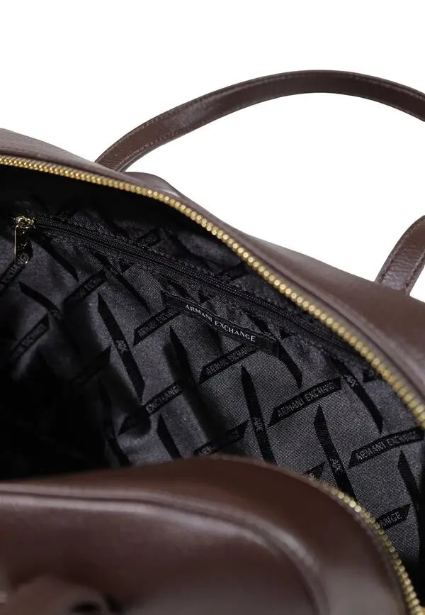 Armani Exchange Top Handle Bag With Structured Silhouette