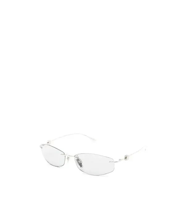 Balenciaga Rimless Geometric-frame Sunglasses