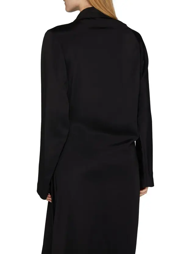 Loewe Lapel Long-sleeved Dress