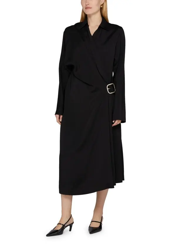 Loewe Lapel Long-sleeved Dress