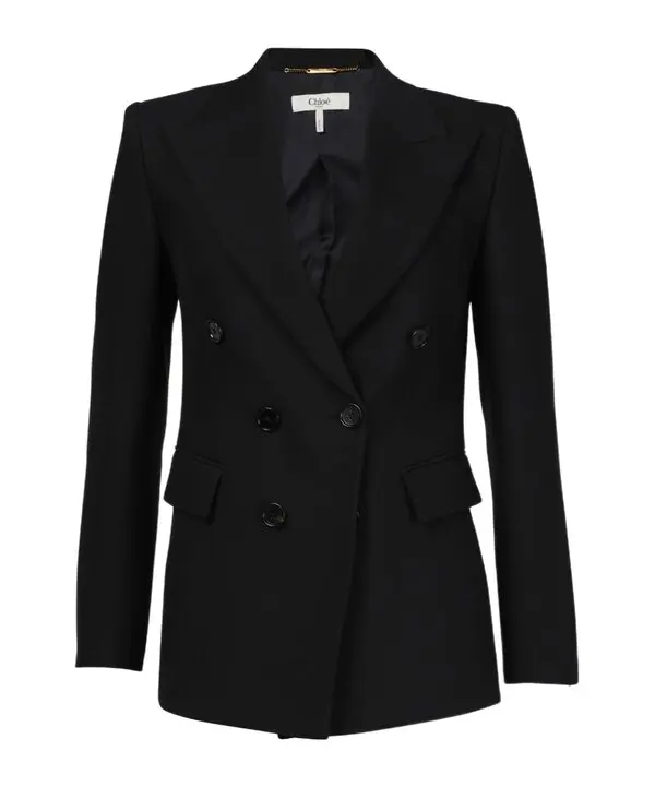 Chloé Lapel Long-sleeved Suit Coat