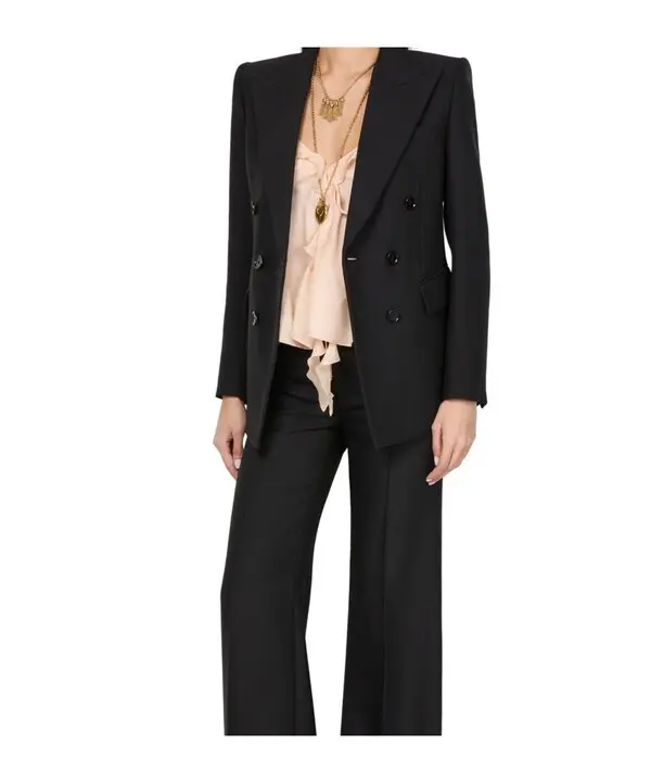 Chloé Lapel Long-sleeved Suit Coat