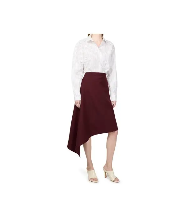 Bottega Veneta Asymmetric Midi Skirt
