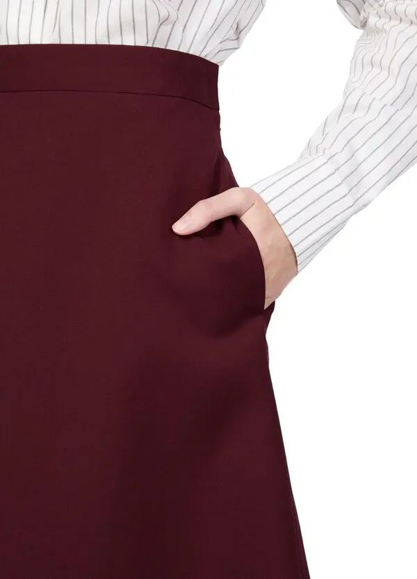 Bottega Veneta Asymmetric Midi Skirt