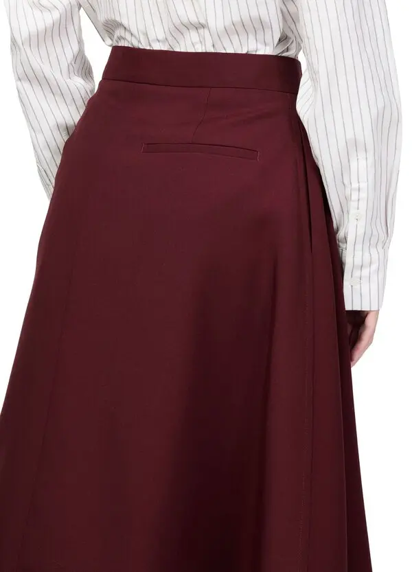 Bottega Veneta Asymmetric Midi Skirt
