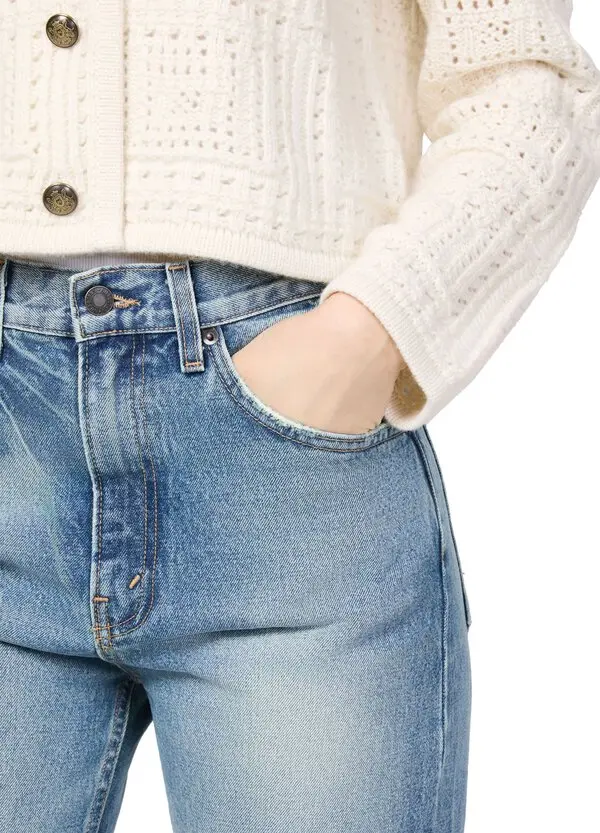 NILI LOTAN Mitchell Straight Denim Trousers