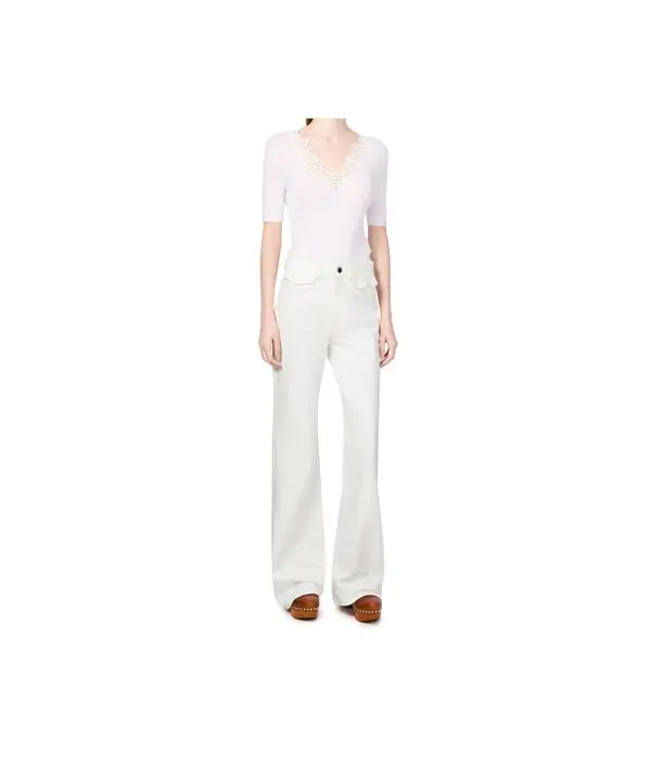 Chloé High-waisted Flared Denim Jeans