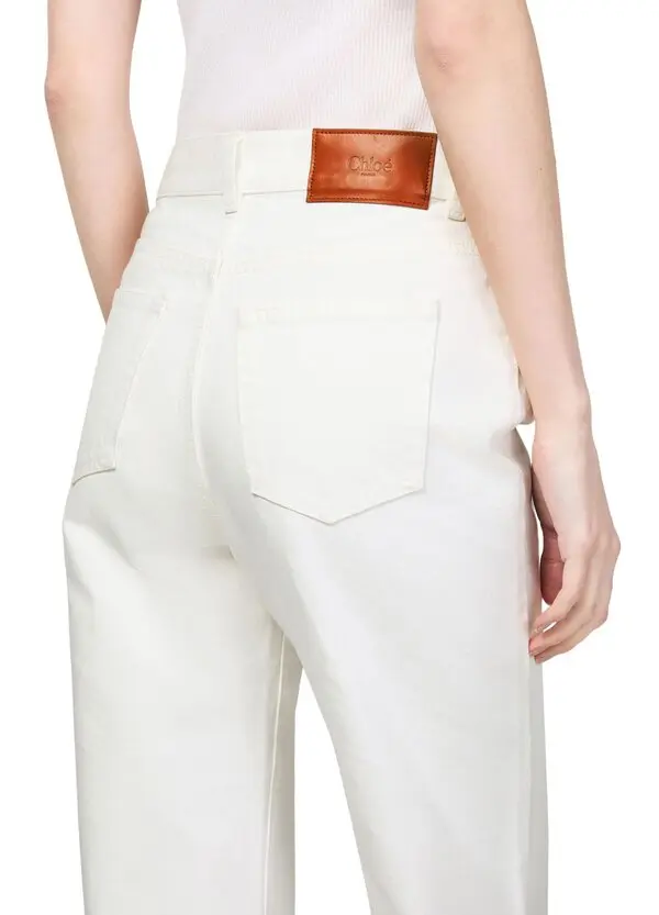 Chloé High-waisted Flared Denim Jeans