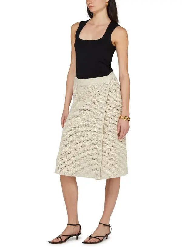Bottega Veneta Elastic Waist Skirt