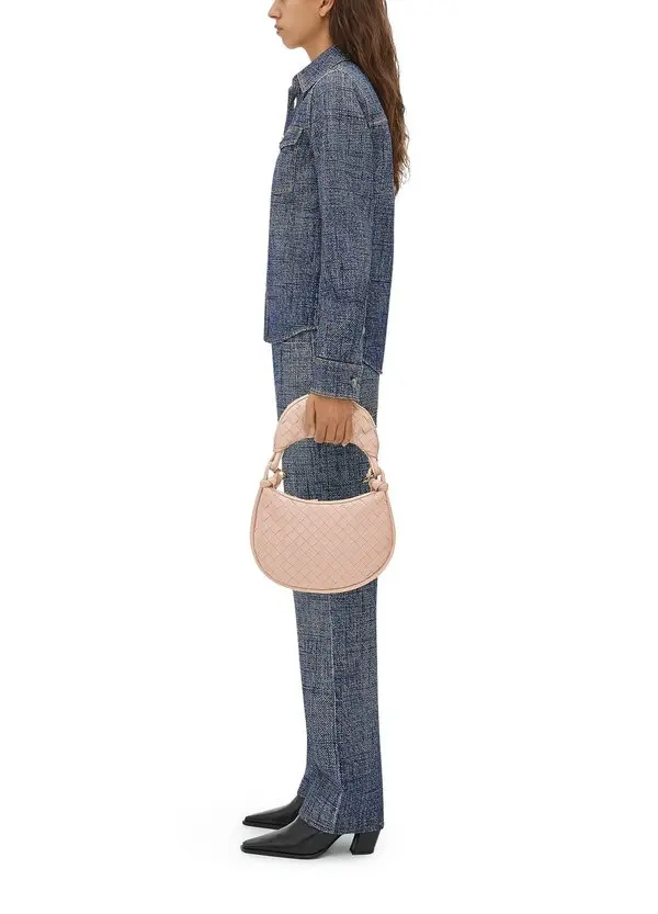 Bottega Veneta Mini Knitted Shoulder Bag