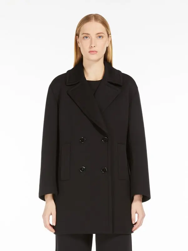 Max Mara Double-breasted Straight Hem Peacoat