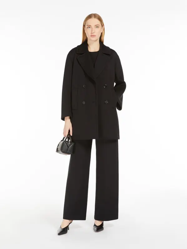 Max Mara Double-breasted Straight Hem Peacoat