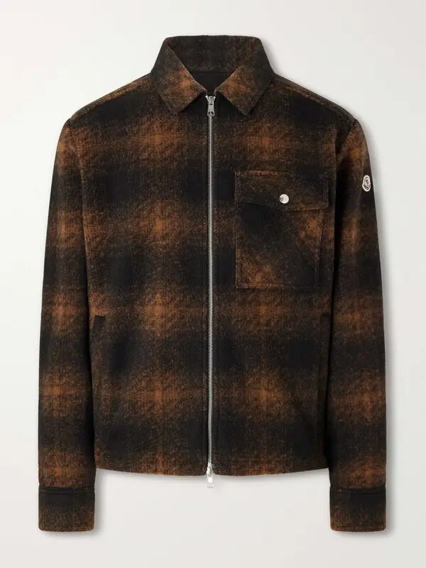 Moncler Checked Flannel Overshirt