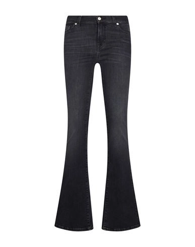 7 For All Mankind Jeans Size Cotton, Elastane - Black