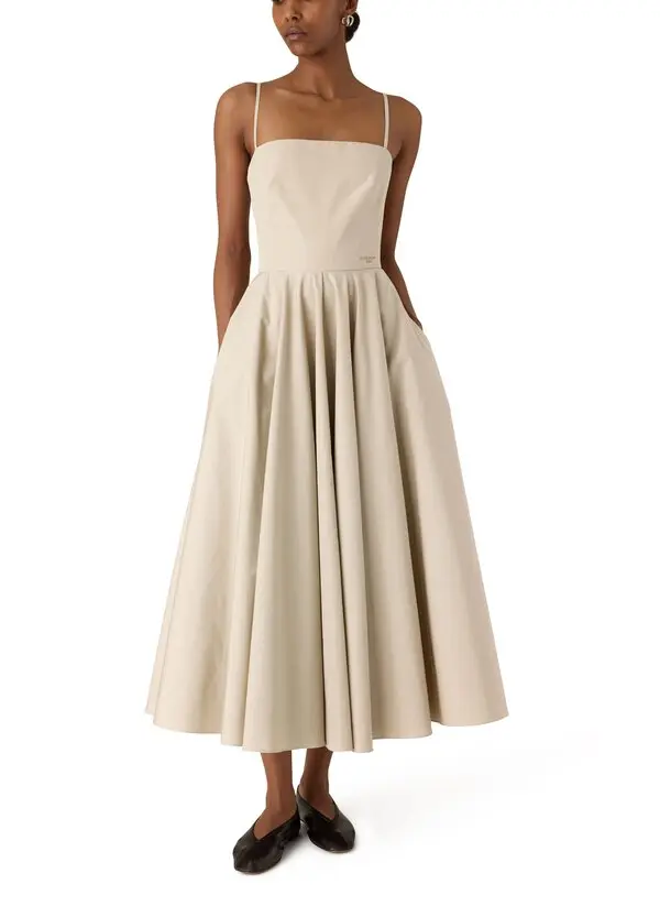 Givenchy Square-necked Long Dress