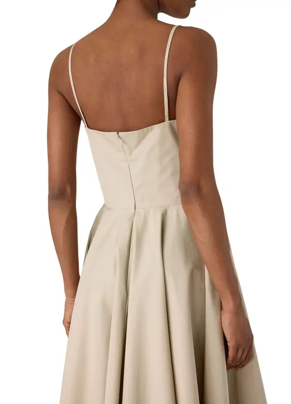 Givenchy Square-necked Long Dress