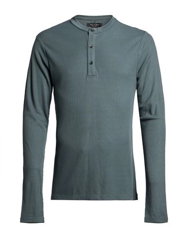 Rag & Bone T-shirt Deep Teal Size Viscose, Elastane