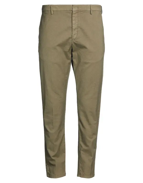 DONDUP Pants Khaki Size Cotton, Polyester, Elastane