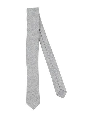 Eleventy Tweed Neck Tie - Light Grey