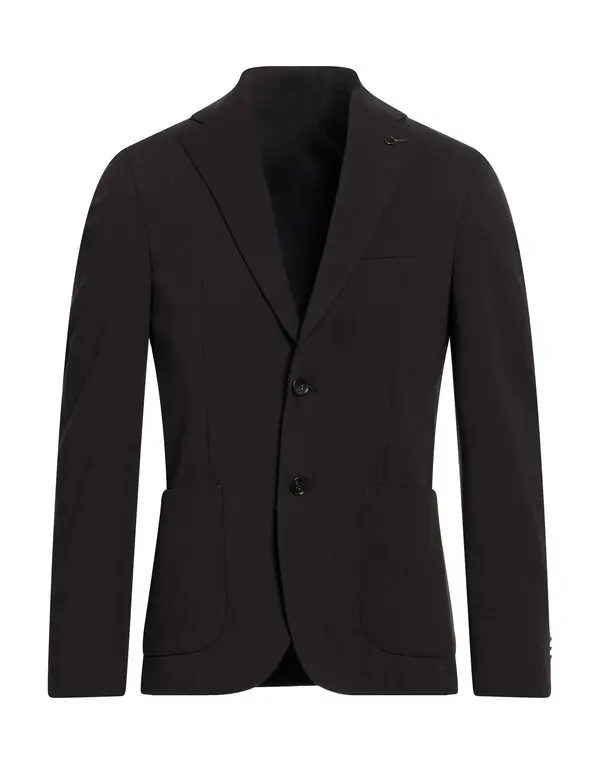 PAOLONI Blazer Size Polyester, Viscose, Wool, Elastane