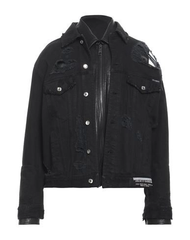 Dolce & Gabbana Denim Outerwear Size Cotton, Lambskin
