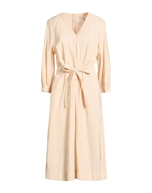 Peserico Midi Dress Cream Size Modal, Polyester