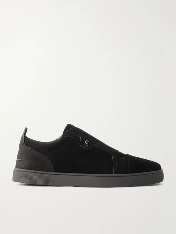 CHRISTIAN LOUBOUTIN St. Louis Suede Sneakers