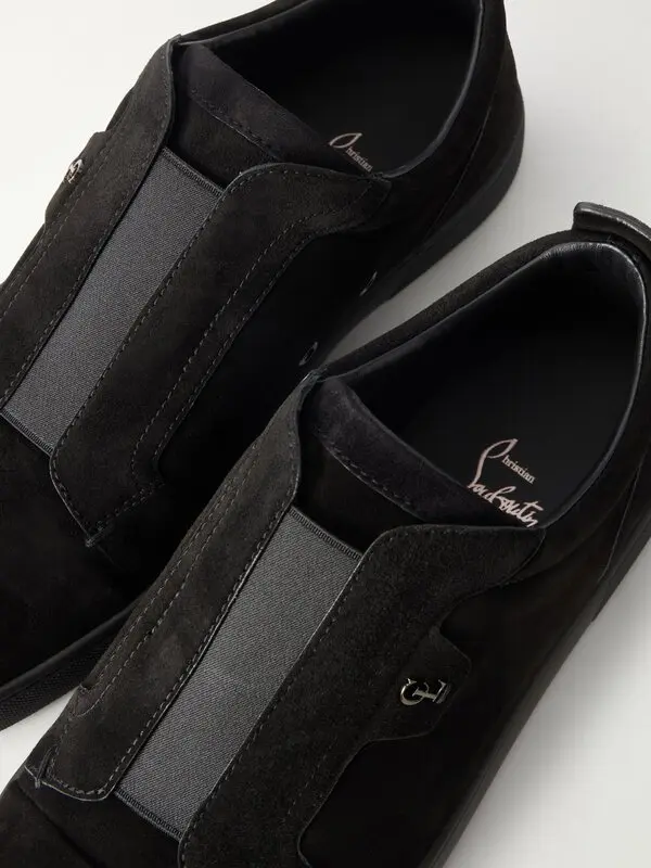 CHRISTIAN LOUBOUTIN St. Louis Suede Sneakers