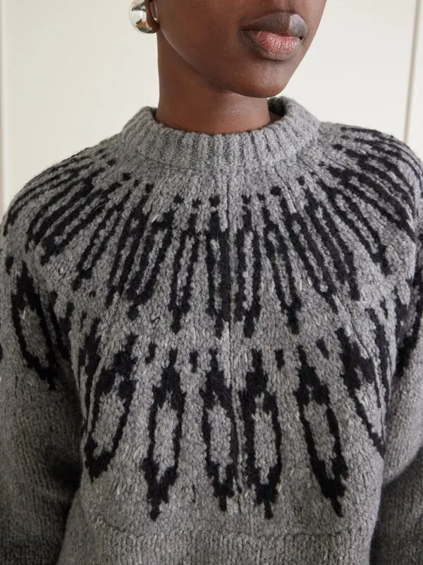 Altuzarra Coleman Fair Isle Wool Sweater