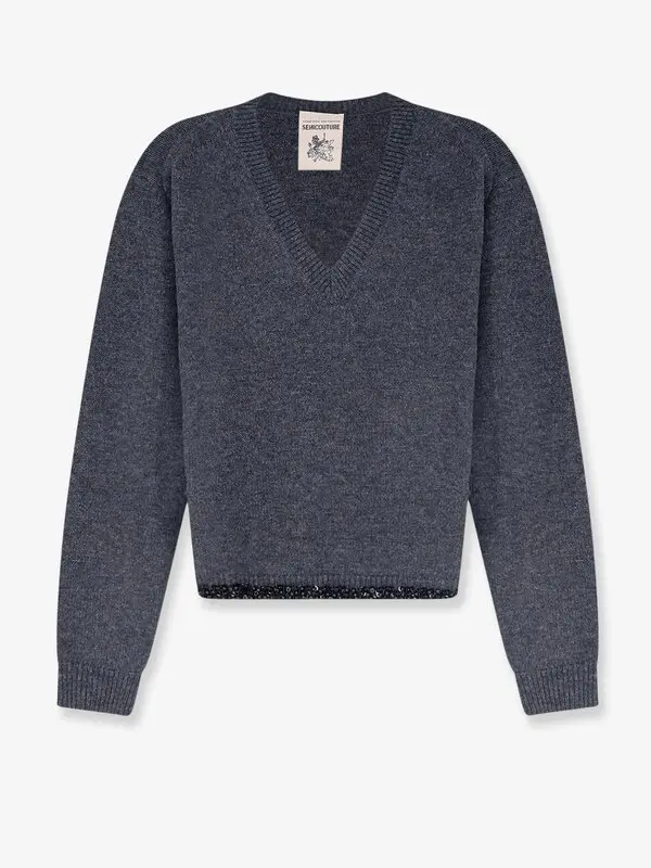 SEMICOUTURE Virgin Wool And Cashmere Sweater