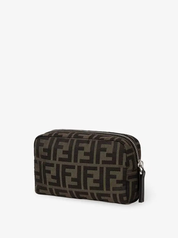 Fendi Ff Technical Fabric Clutch Bag