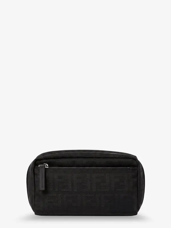 Fendi Ff Zucca Jacquard Fabric Clutch Bag