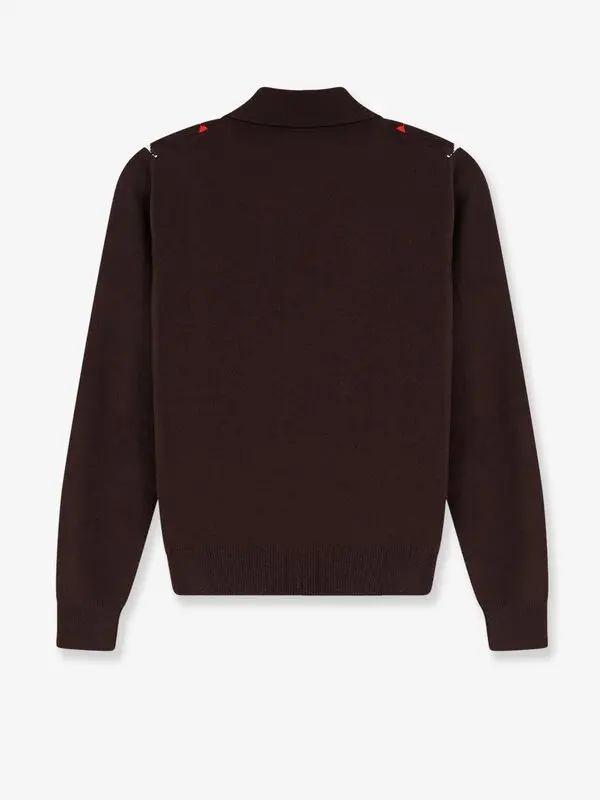 Miu Miu Diamondpatterned Cashmere Cardigan