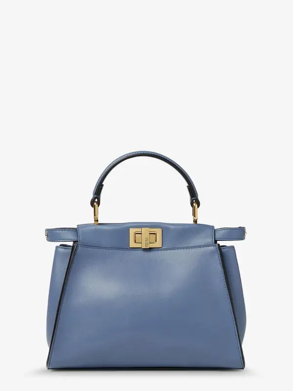 Fendi Peekaboo Mini Leather Handbag