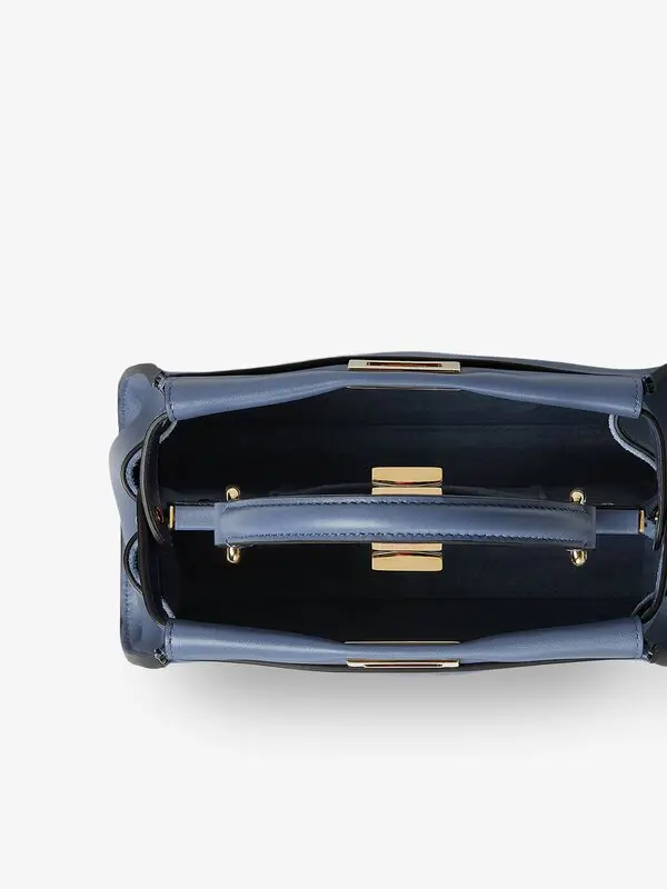 Fendi Peekaboo Mini Leather Handbag