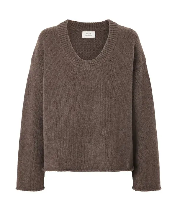 Loulou De Saison Derry Cashmere Sweater - Brown