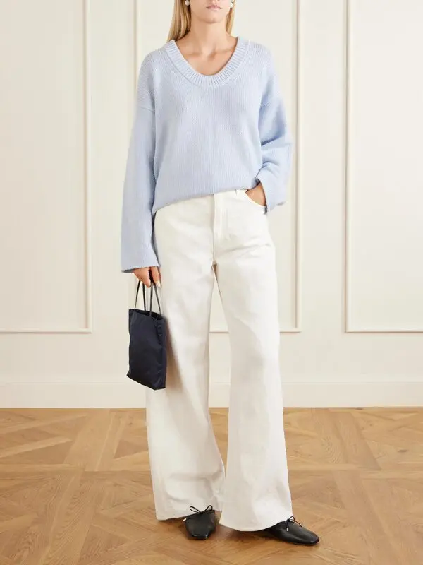 Loulou De Saison Derry Cashmere Sweater - Blue