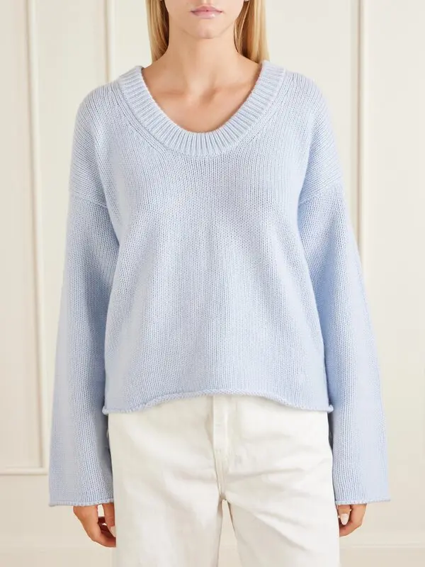 Loulou De Saison Derry Cashmere Sweater - Blue