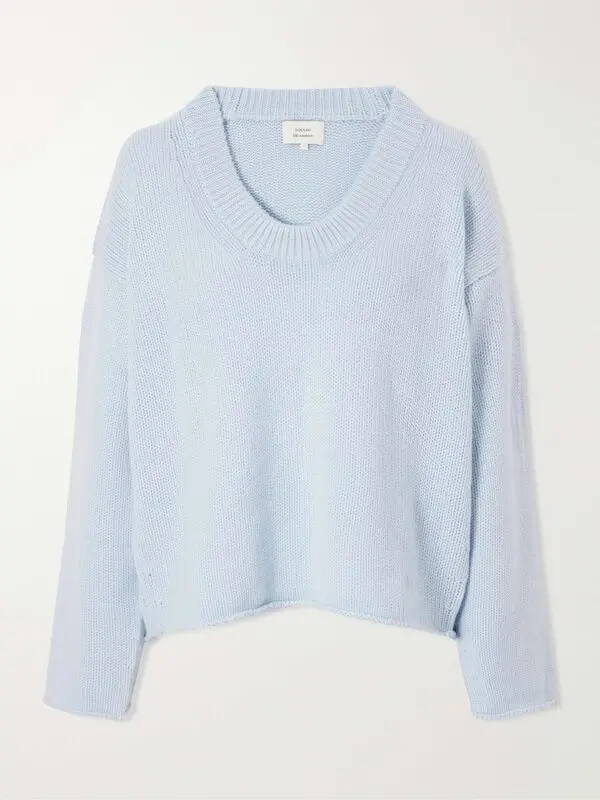Loulou De Saison Derry Cashmere Sweater - Light Blue