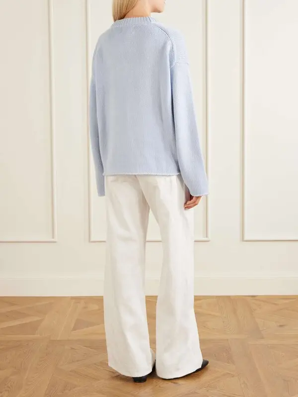Loulou De Saison Derry Cashmere Sweater - Light Blue