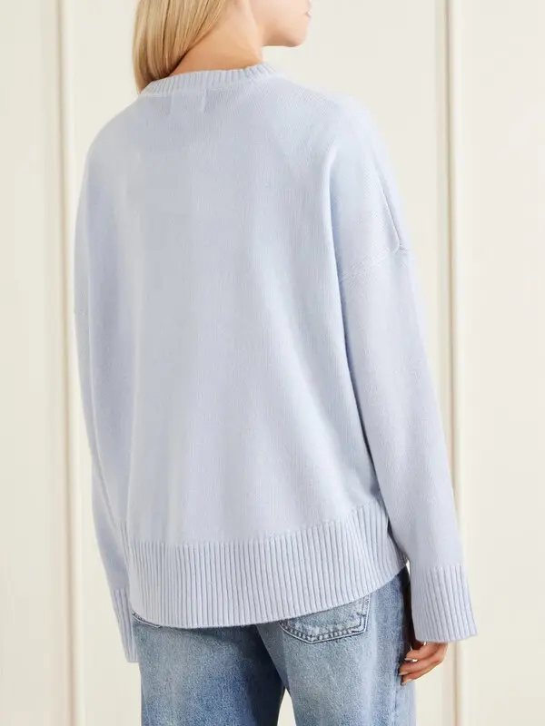 Loulou De Saison Anton Cashmere Sweater - Blue