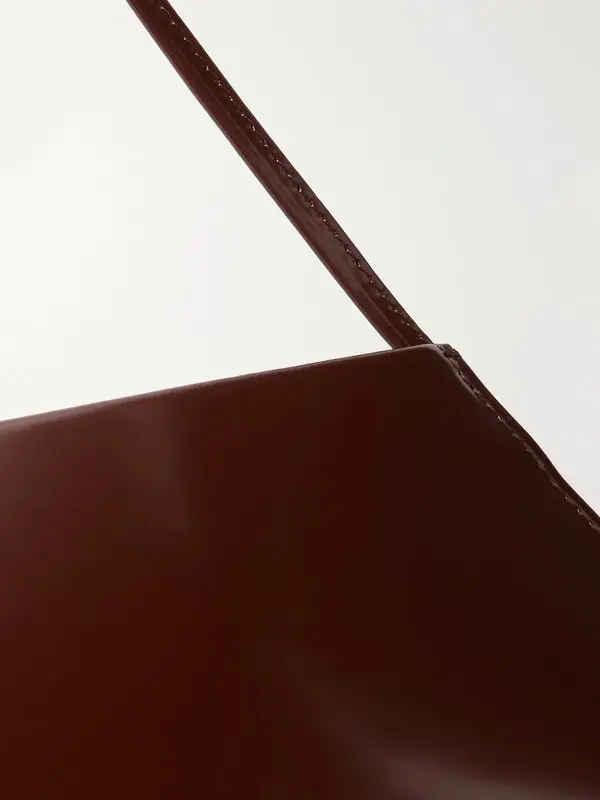 FANE Bra Leather Shoulder Bag - Brown