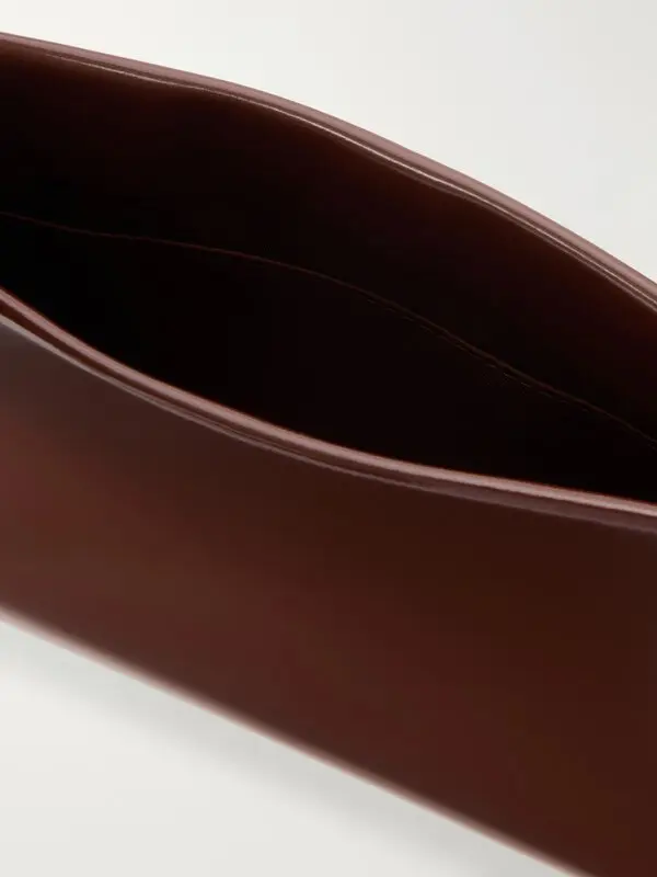 FANE Bra Leather Shoulder Bag - Brown