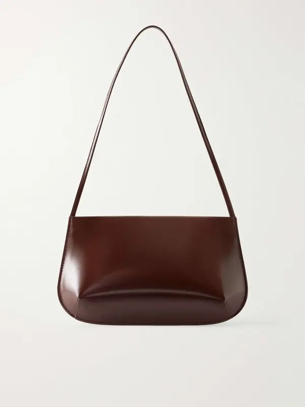 FANE Bra Leather Shoulder Bag - Chocolate