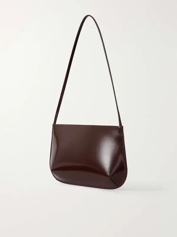FANE Bra Leather Shoulder Bag - Chocolate