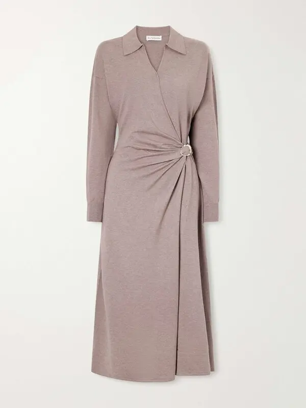Altuzarra Ellington Draped Jersey Maxi Dress