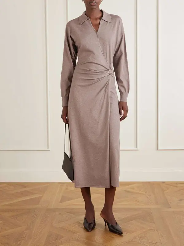 Altuzarra Ellington Draped Jersey Maxi Dress